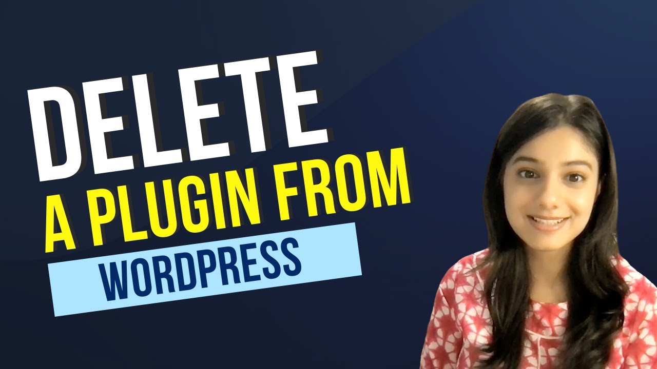 How to delete a plugin from your WordPress site? - YouTube