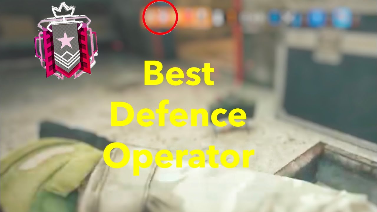 The Most OP Defender On Siege - R6 Console Ranked Highlights - YouTube