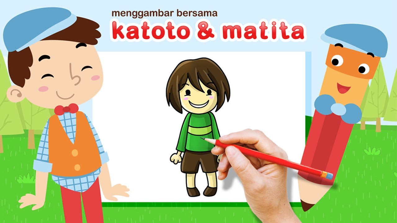 HOW TO DRAW CHARA FROM UNDERTALE - Cara menggambar Chara dari game ...