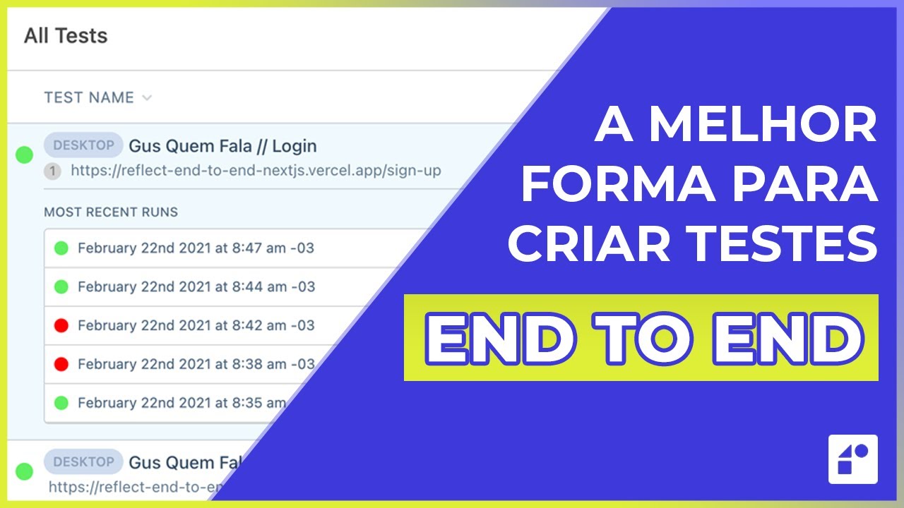 Essa Ferramenta vai REVOLUCIONAR os seus Testes End to End [rápida e ...