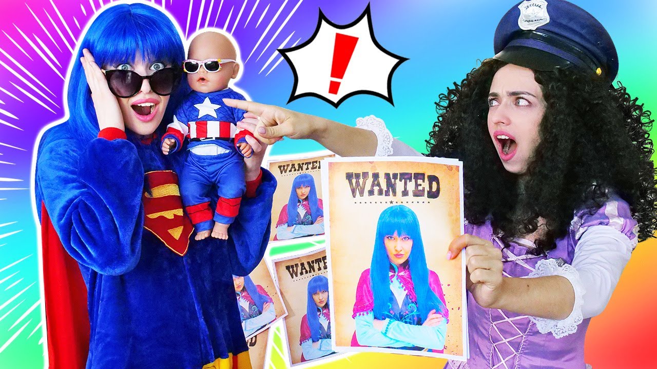 Good vs Bad princess! Baby born doll & princesses pretend to play ...