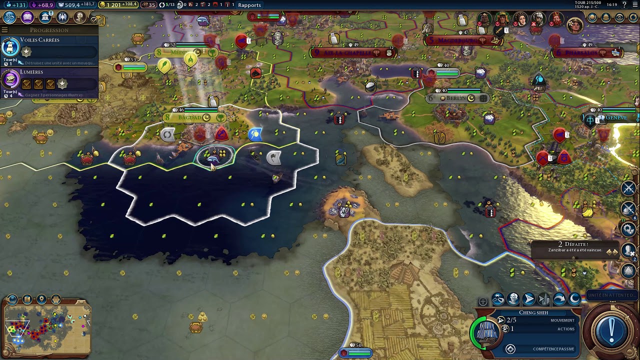 Civilization VI |Indonésie|Reine Dyah Gitarja| FR #2 - YouTube