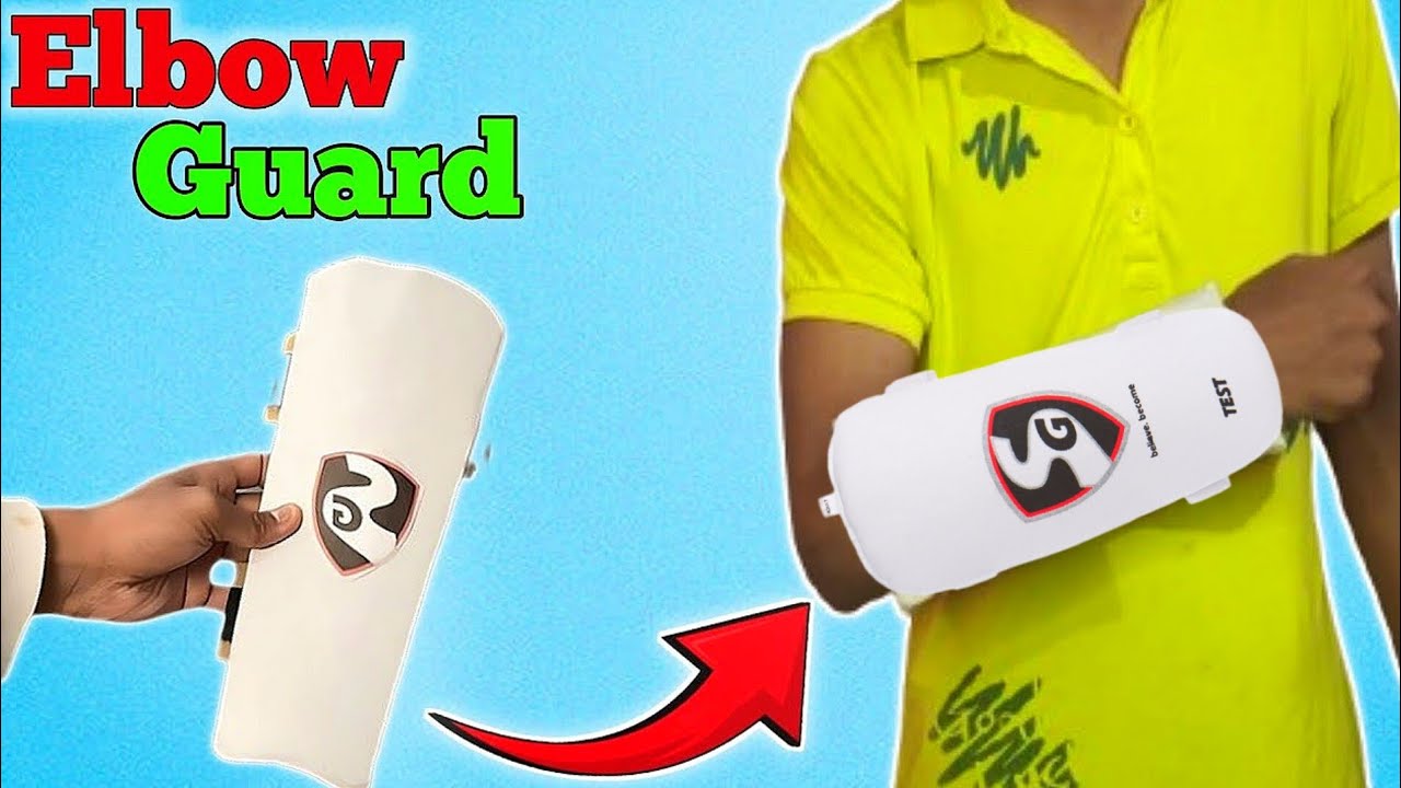 How to make Cricket Elbow Guard From Cardboard | Cricket Arm Guard ...