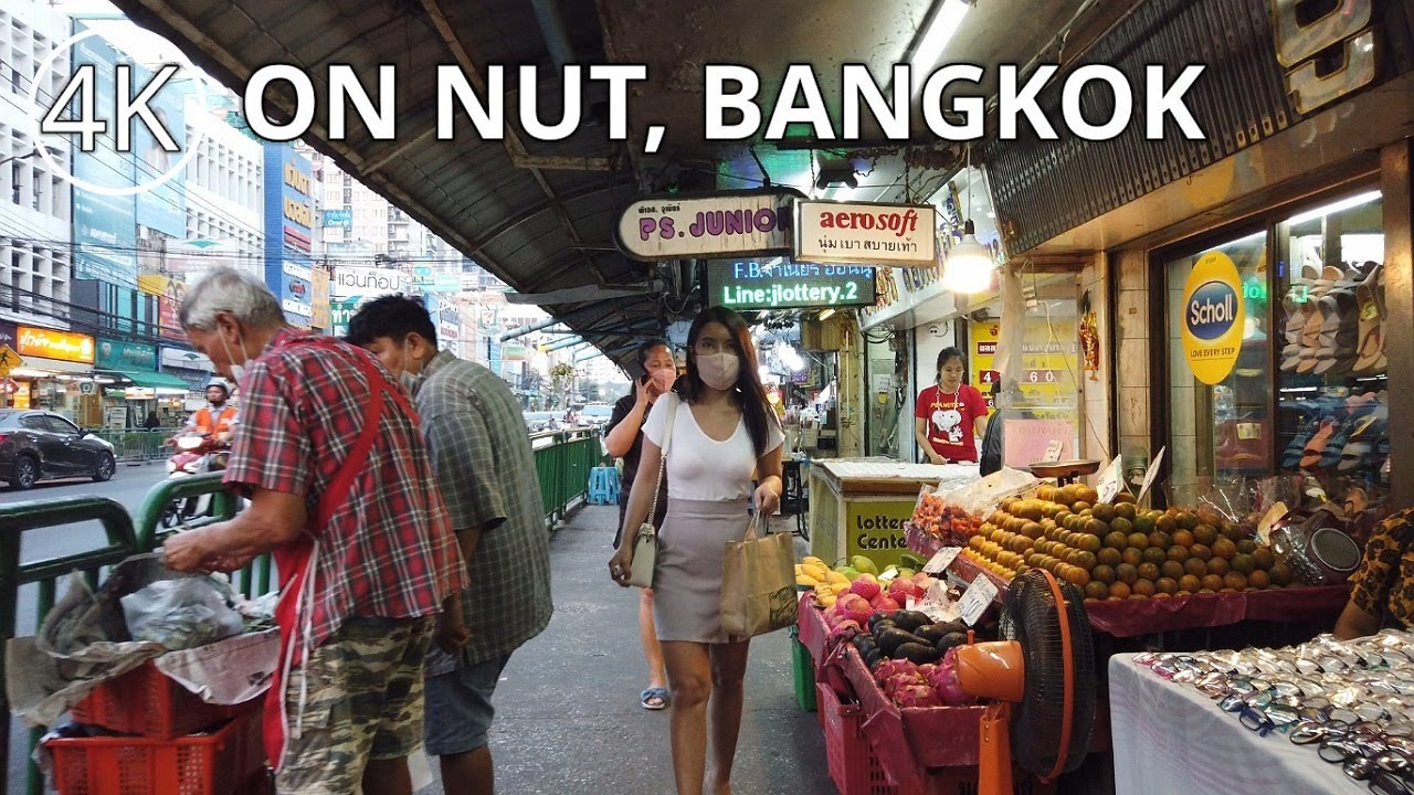 [4K] Bangkok Evening Walk | On Nut, Thailand 2021 - YouTube