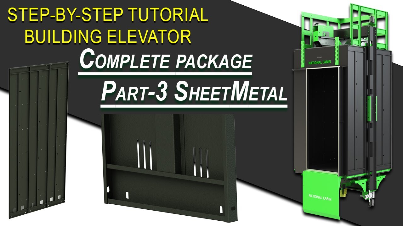 How to build pro elevator cabin. Part 3 Sheetmetal #design - YouTube