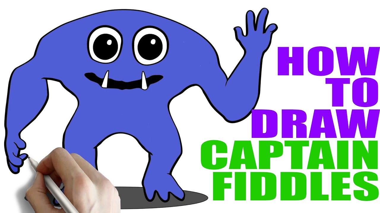 Captain Fiddles From Garten Of Banban | Blue Monster drawing - YouTube