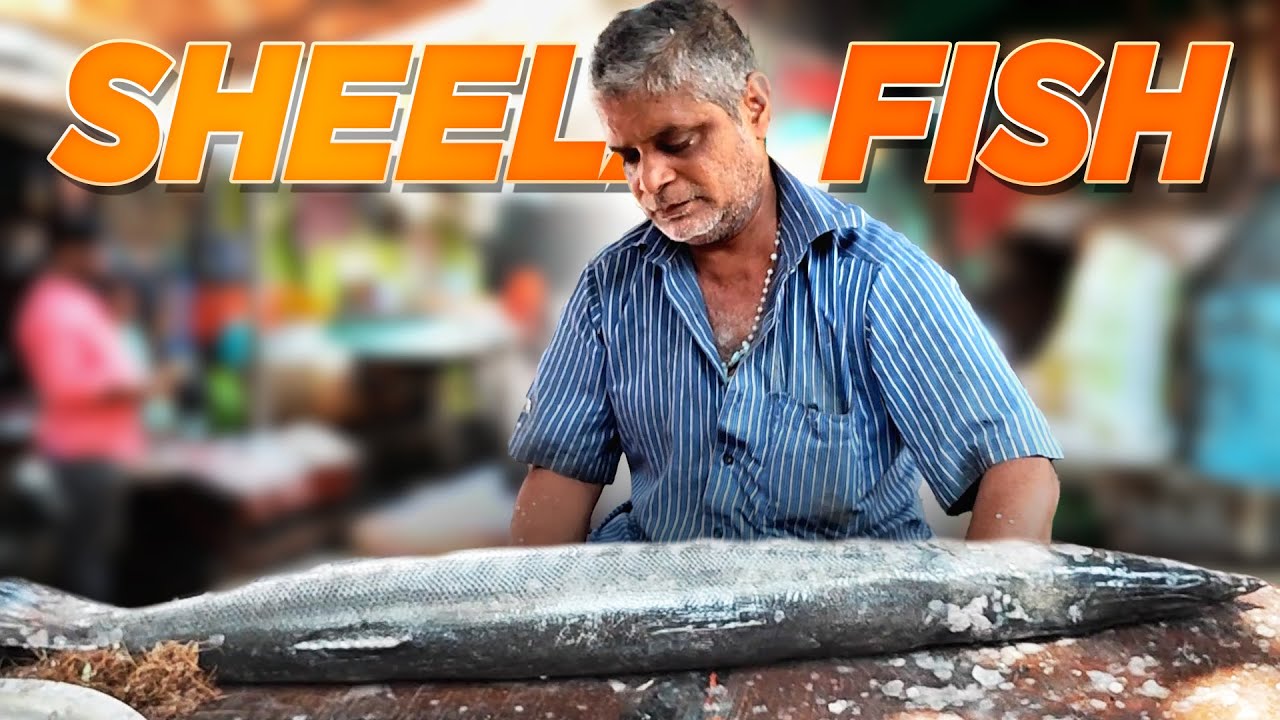 AMAZING SHEELA FISH SLICE CUTTING 🔥 BY SEKAR ANNA IN ZAM BAZAAR FISH ...