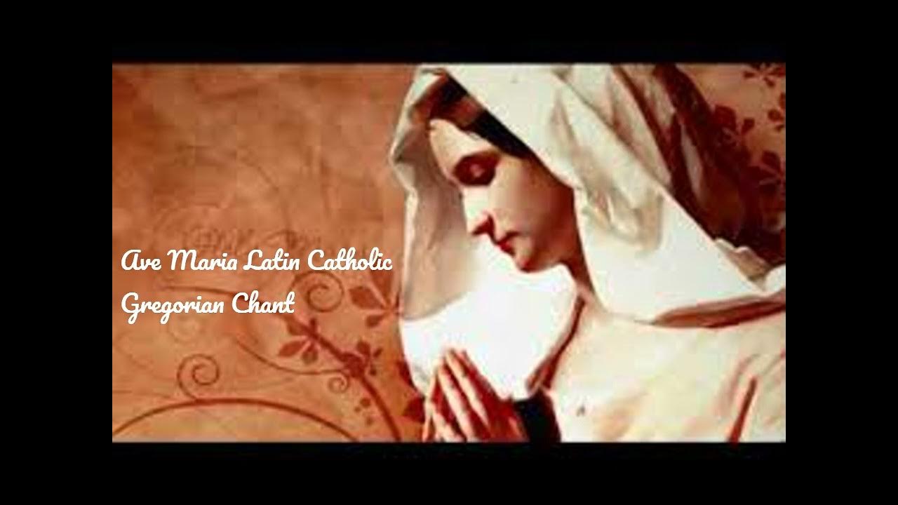Ave maria Latin catholic Gregorian chant - YouTube