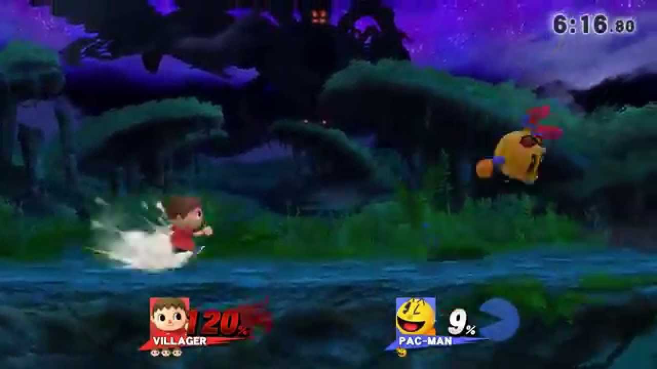 Superfishdude(Villager) vs. Pac God(PAC-MAN) - YouTube