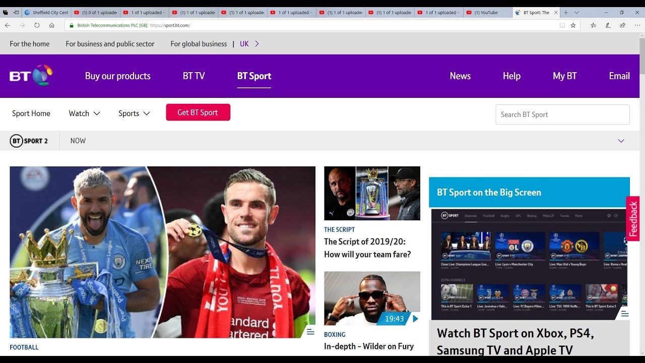 BT Sport - #1 - YouTube