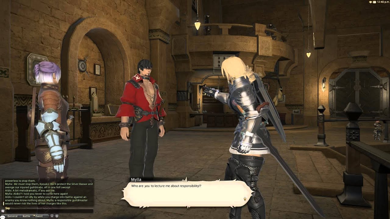 Final Fantasy XIV ARR - [Character story/Gladiator] The Face of Thal ...