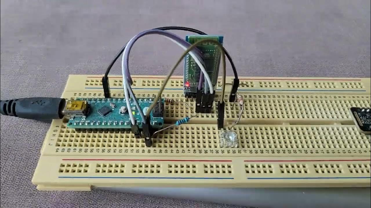Arduino Nano + HC-05 Bluetooth Module - YouTube