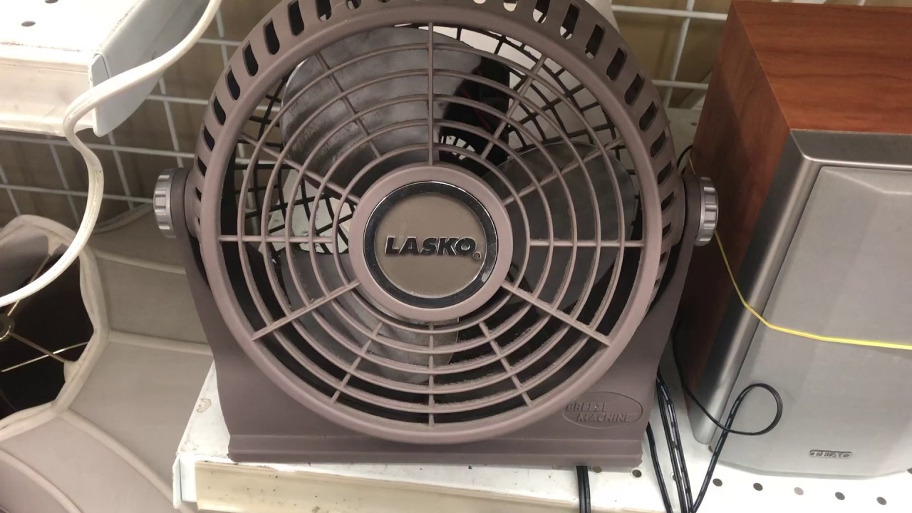 Lasko breeze machine - YouTube