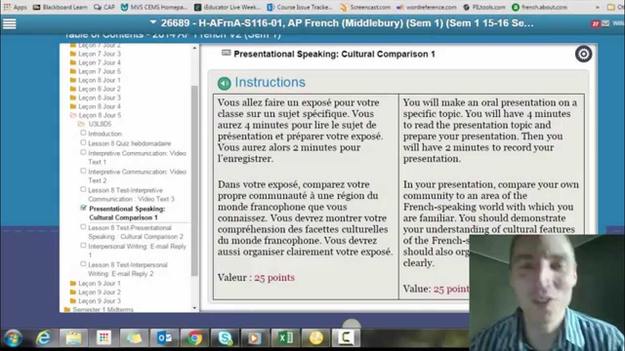 AP French Cultural Comparison Tutorial - YouTube