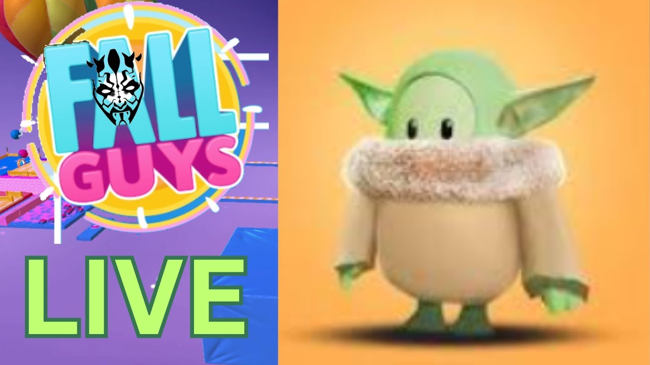 🔴 FALL GUYS LIVE - Star Wars But I Talk Like Yoda (+ Some Customs ...