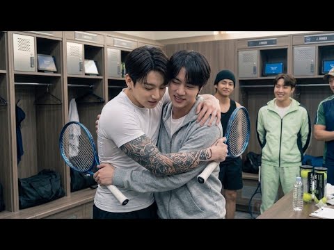 After Playing Tennis, #Jinkok Did Something Unexpected in the Locker Room—ARMY Shocked! 💜