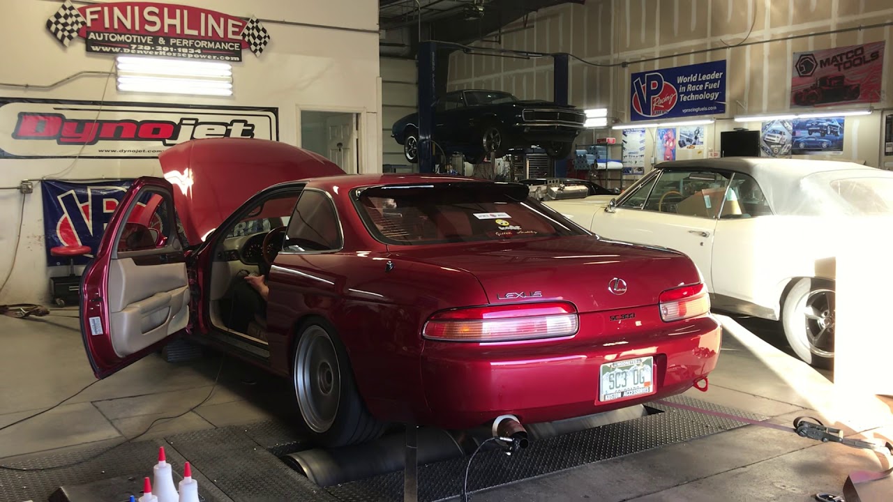 SC300 2JZGTE VVTI Dyno Pull - YouTube