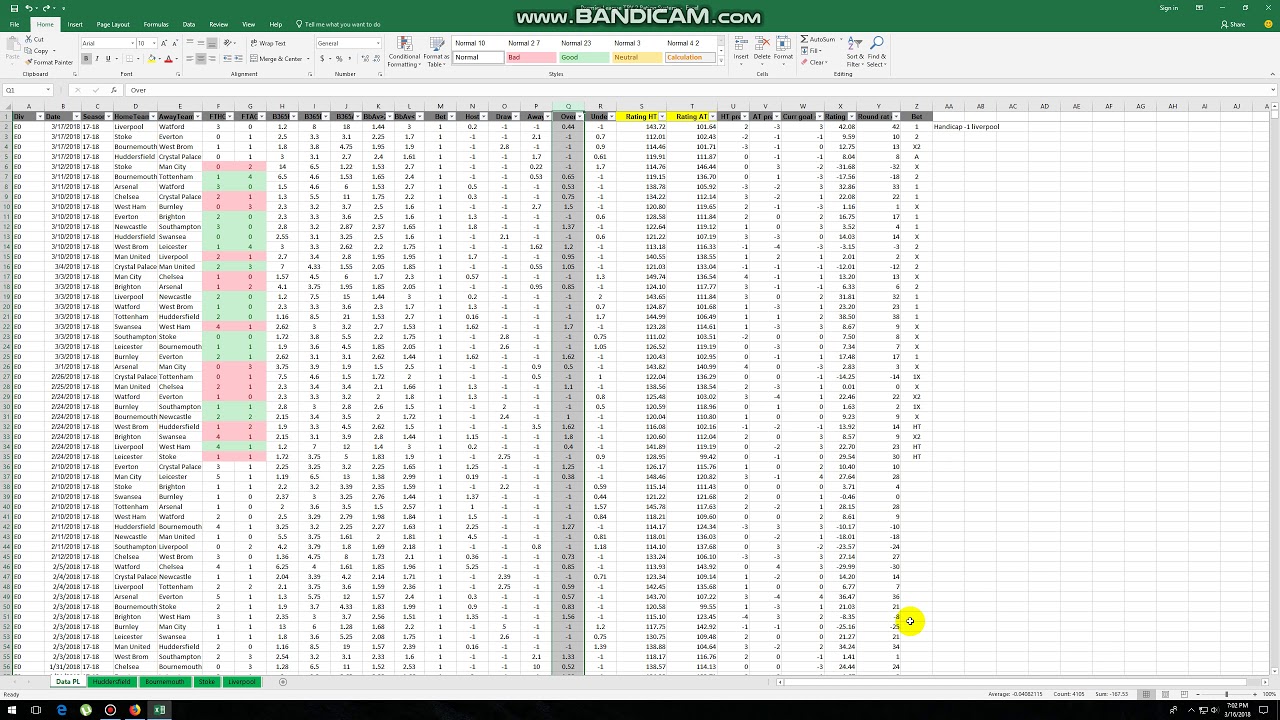 Betting Strategy Premier League - YouTube