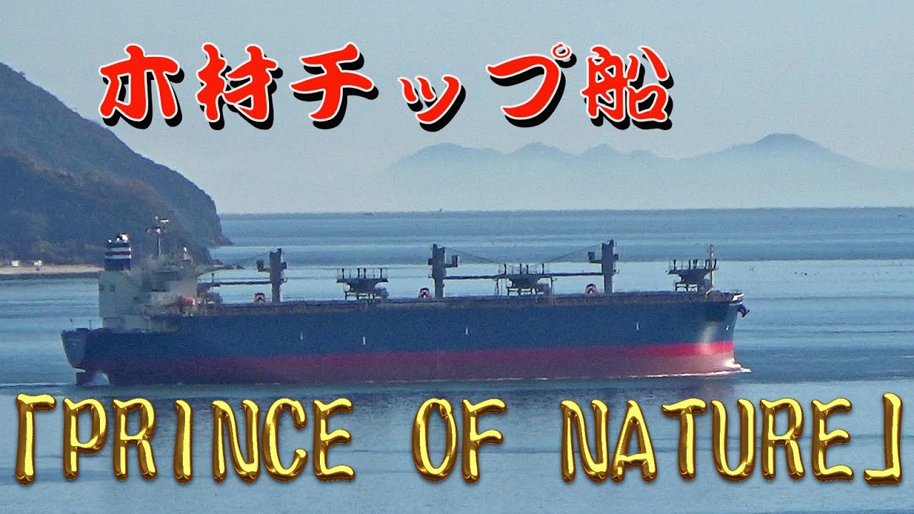 木材チップ船「PRINCE OF NATURE」 - YouTube
