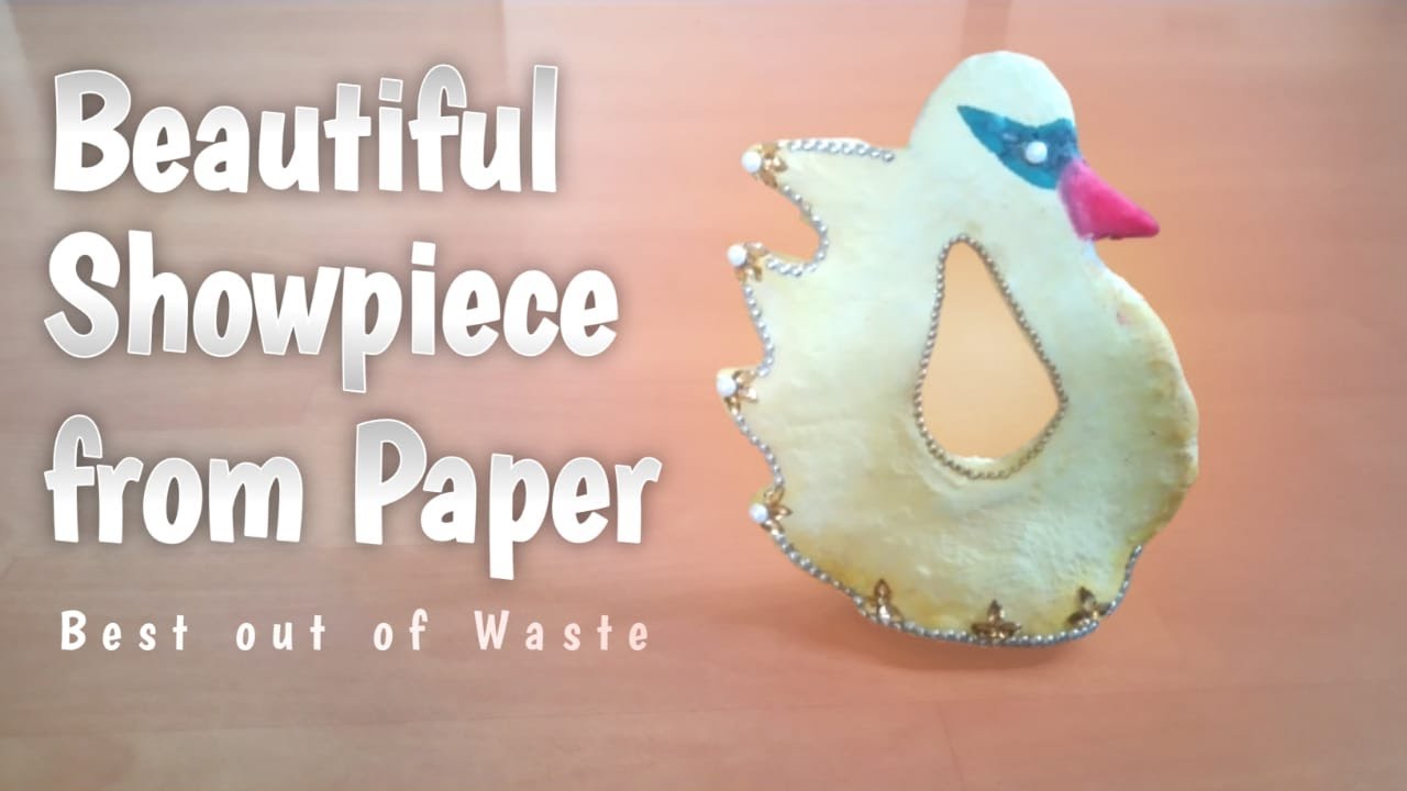 Make a Beautiful Showpiece from Paper | DIY Home Decoration Ideas ...