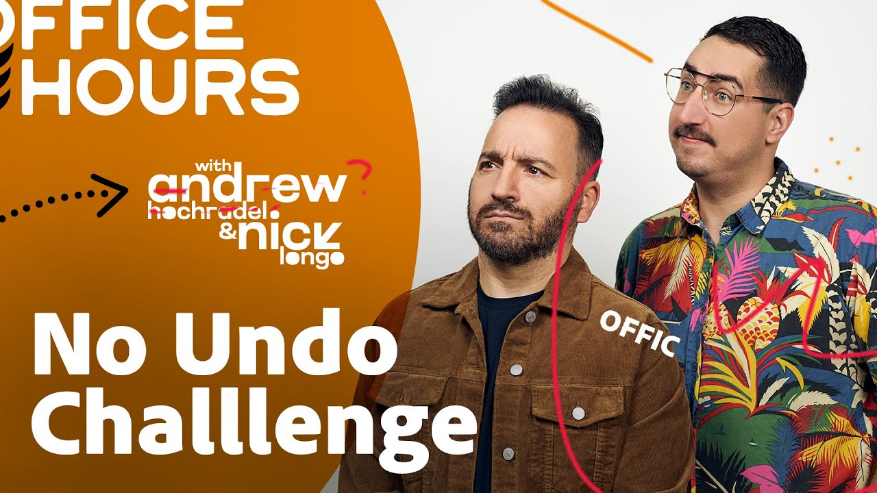 No Undo Challenge | Adobe Office Hours - YouTube