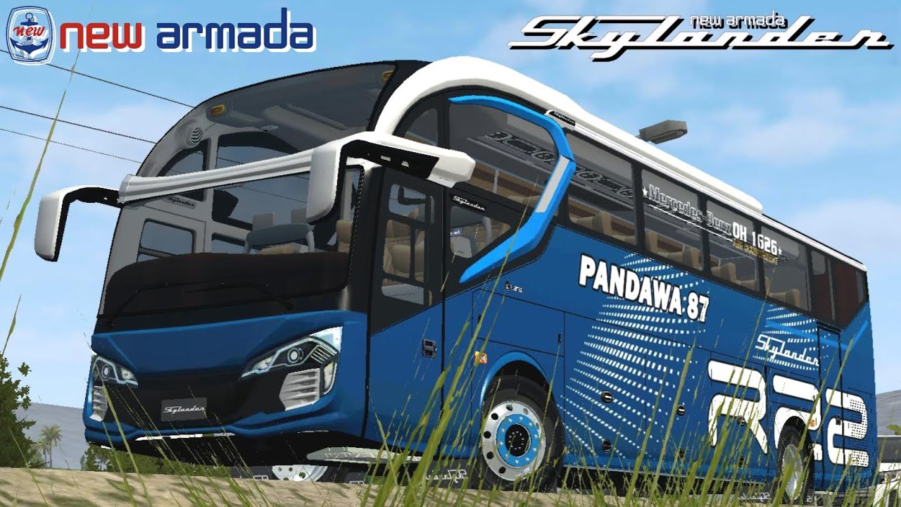 REVIEW NEW SKYLANDER R22 MOD BUSSID TERBARU 3.7.1 - YouTube