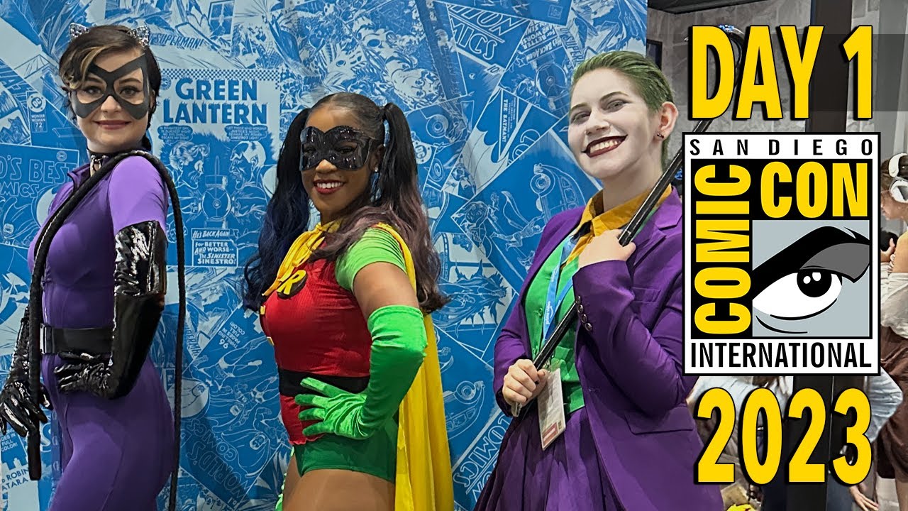 San Diego Comic-Con 2023 / DAY 1 - Exhibit Floor ; Cosplayers ...