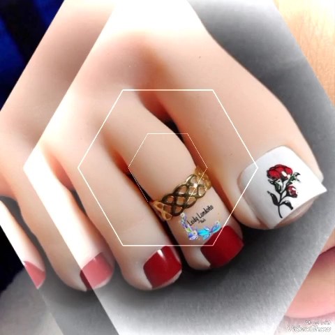 Different 🤩 design ideas of feet 🐾 toe nails polish design for Ladies 🧚 ...