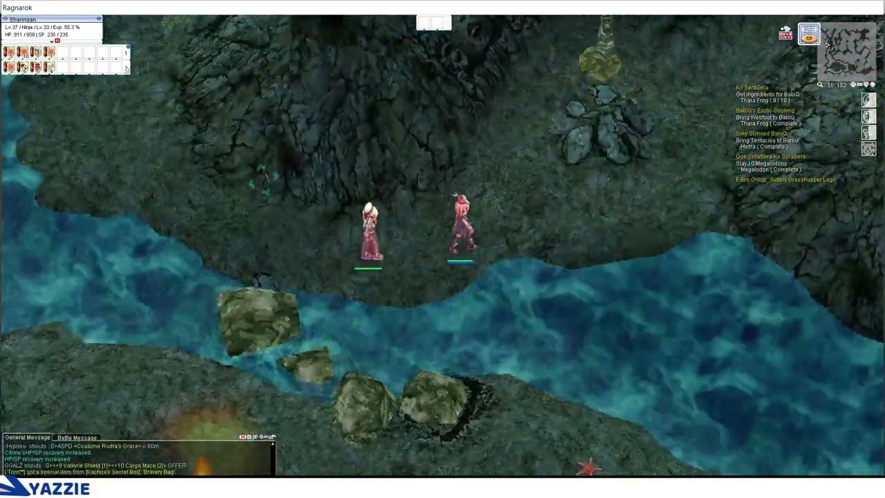 RAGNAROK GGH - Ninja Journey lvl 30-40+ Comodo Eden Quest - YouTube