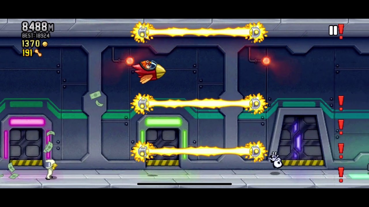 Jetpack Joyride - Zappy Bird Event - 15k run! 💥😳 - YouTube
