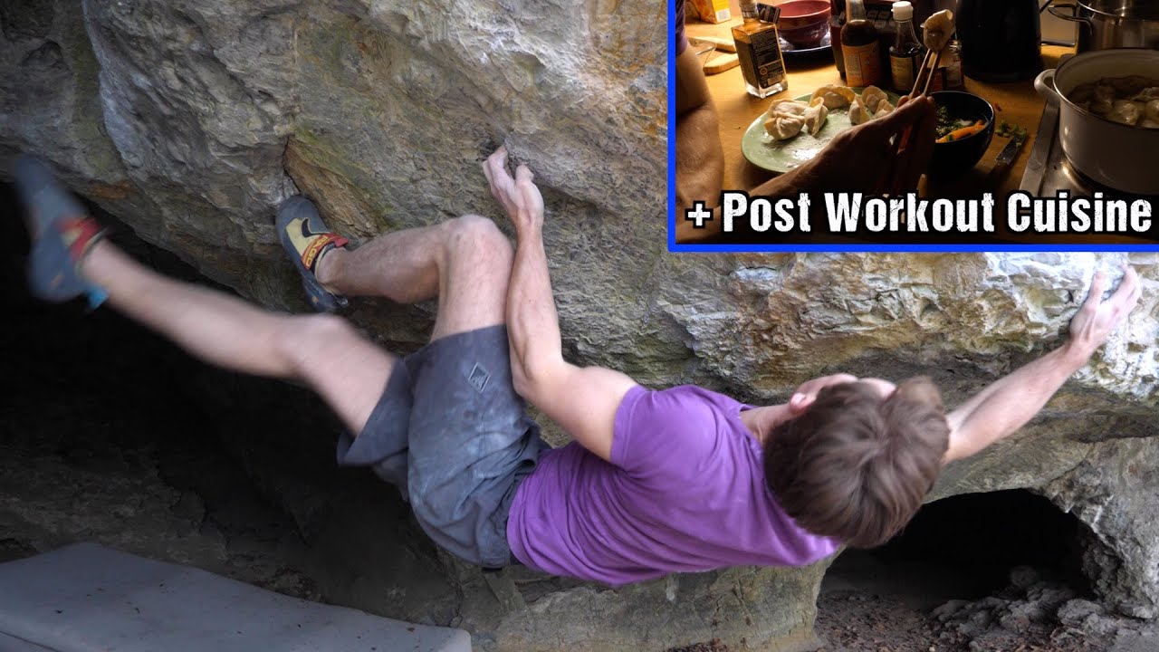 Attacking a new Boulder + Cooking Delicious Food | Textbook Vlog - YouTube