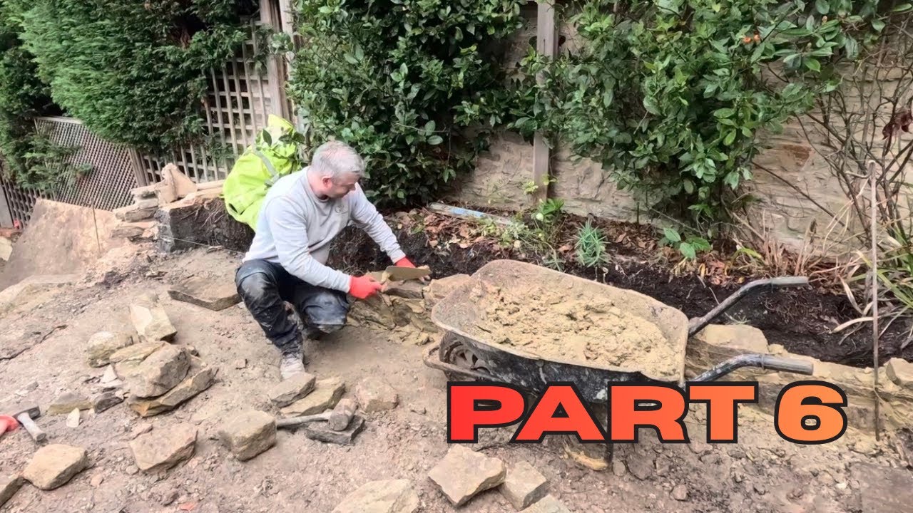 Building Yorkshire Stone Steps Part 6 - YouTube