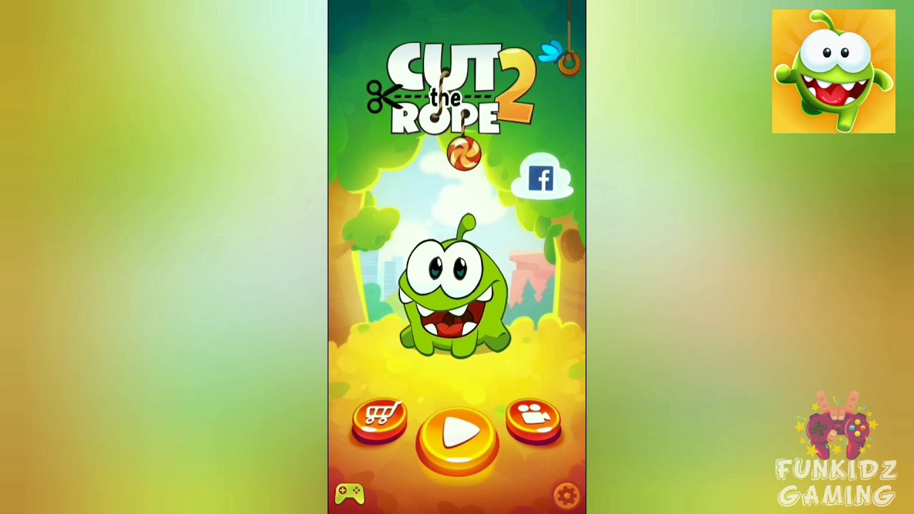 Om Nom games - Cut the rope 2 gameplay and Om Nom Run - YouTube