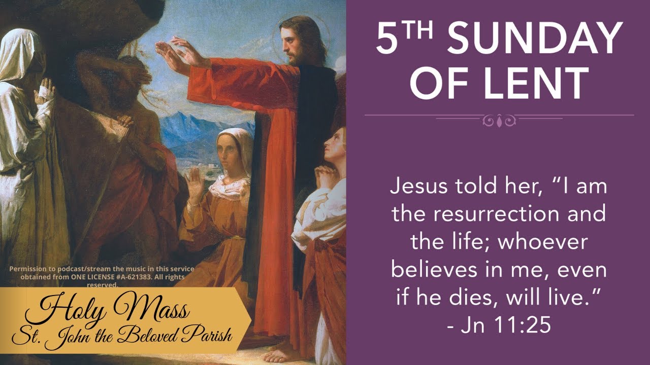 Holy Mass, Fifth Sunday of Lent - YouTube