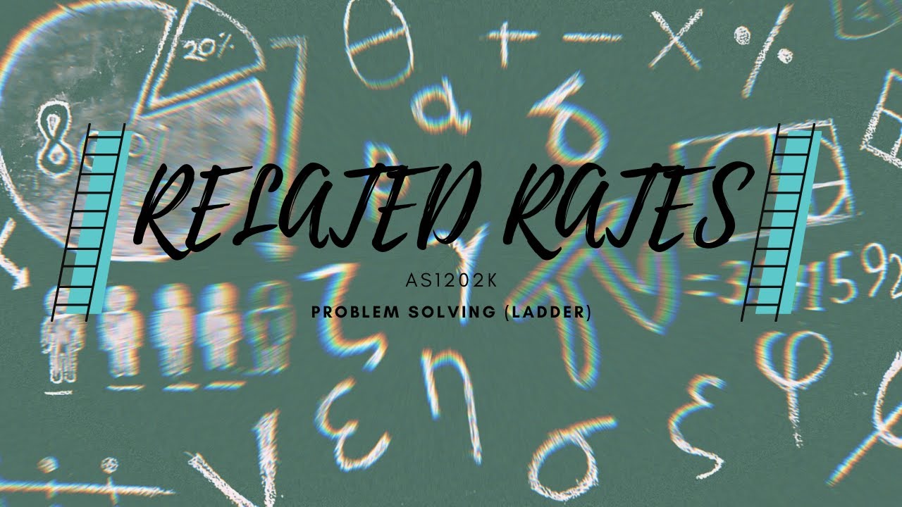 (RELATED RATE) CALCULUS ASSIGNMENT MAT183 - YouTube