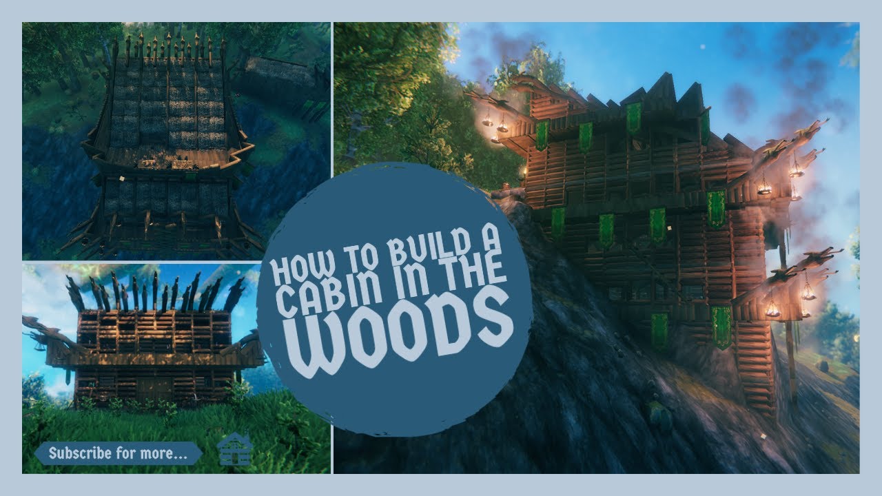 Valheim: How to Build a Cabin in the Woods😾 - YouTube