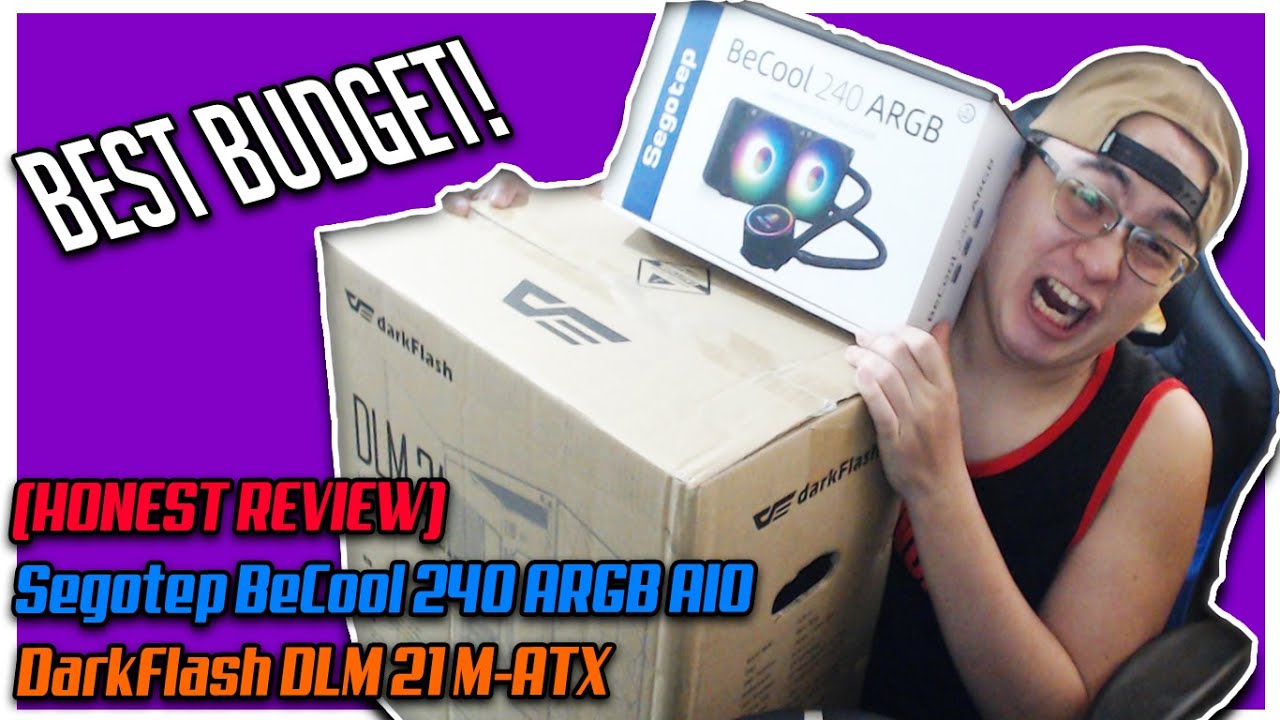 Segotep BeCool 240 ARGB AIO & DarkFlash DLM 21 M-ATX (HONEST REVIEW ...