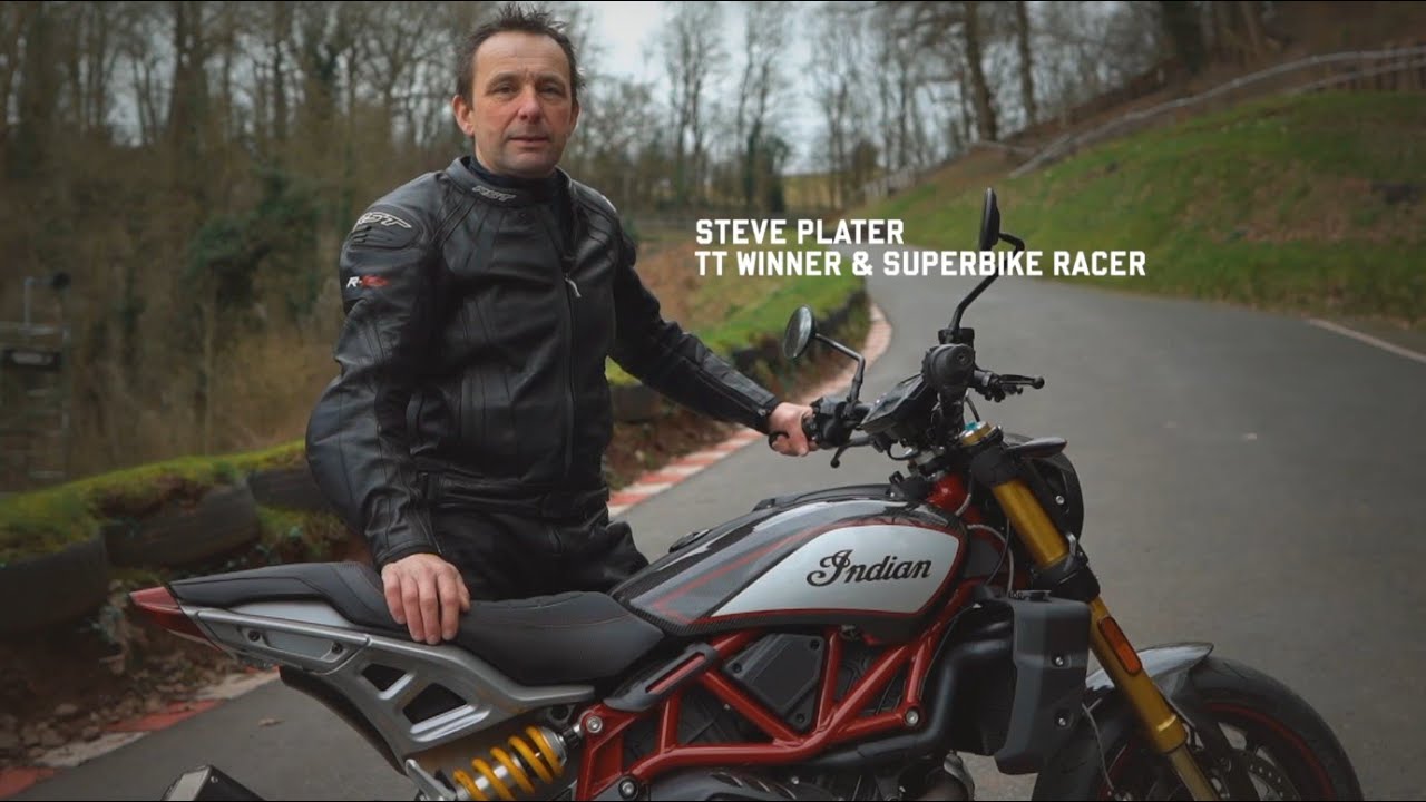 New FTR - Isle of Man TT Winner, Steve Plater checks out the new FTR ...