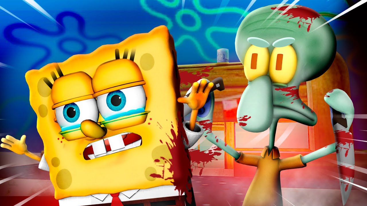 Squidward's Shadow KILLS SpongeBob! - YouTube