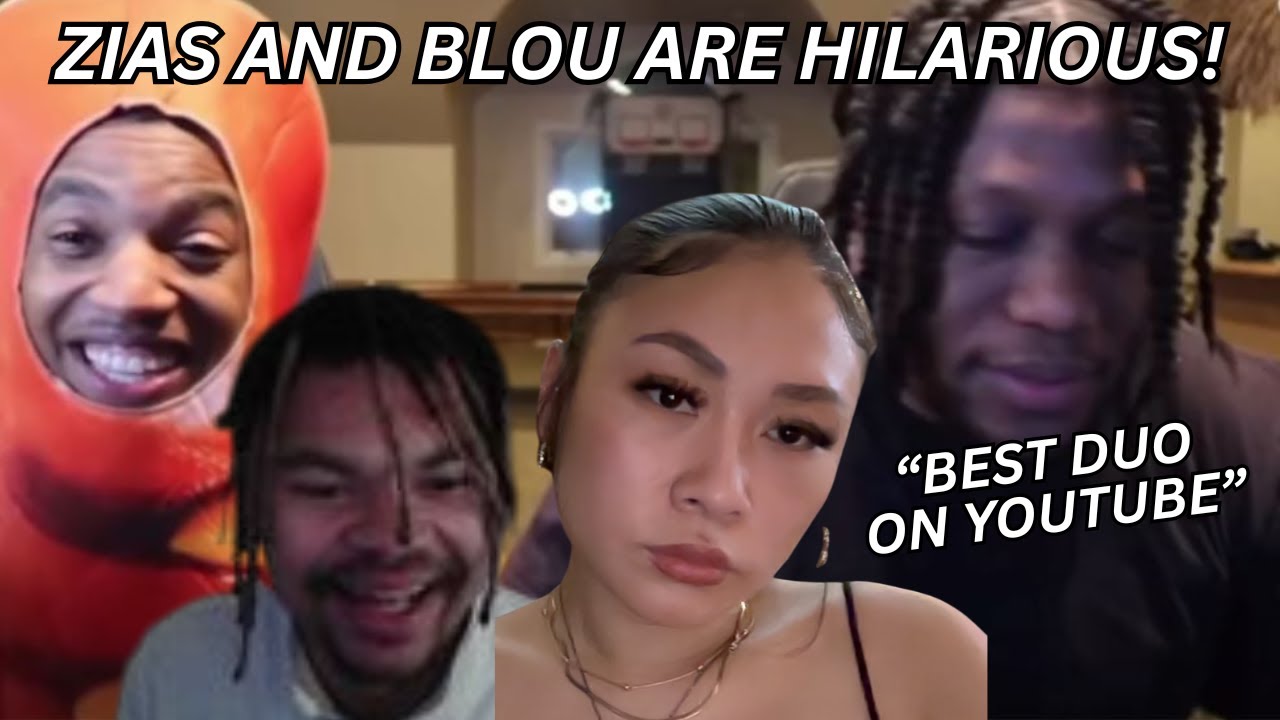 Reacting to ZIAS and BLOU FUNNIEST MOMENTS! - YouTube