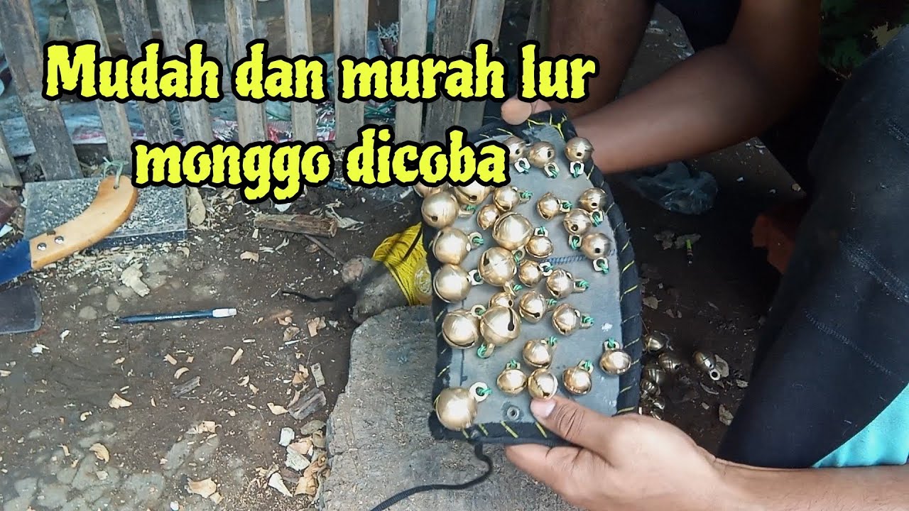 cara membuat Gongseng jaranan/Bantengan simple,mudah dan murah meriah ...