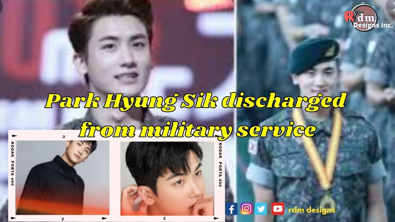 Park Hyung Sik Now Officially Discharged from Military Service - YouTube