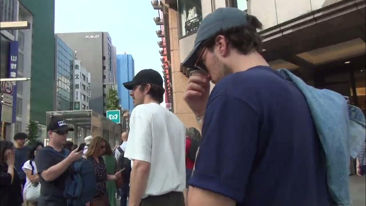 2023/5/22 (M): Ginza: (1) Corener of Ginza 4-Chome: In front of Mitsukoshi Dept Store - YouTube