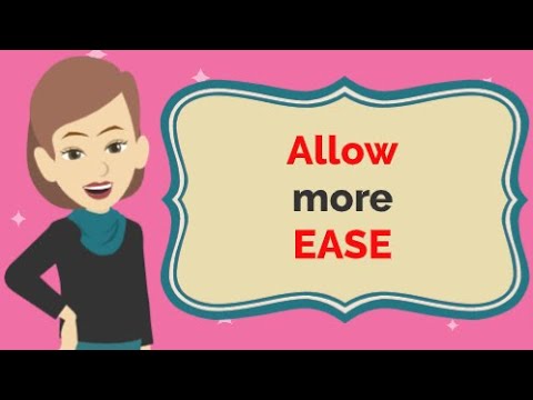 Abraham Hicks 💓 How to allow more ease into your life - YouTube