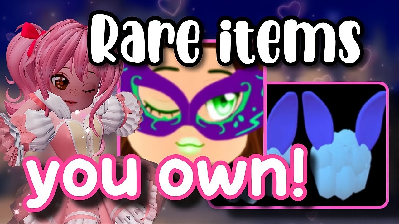 RARE Items you probably own in Royale High - YouTube