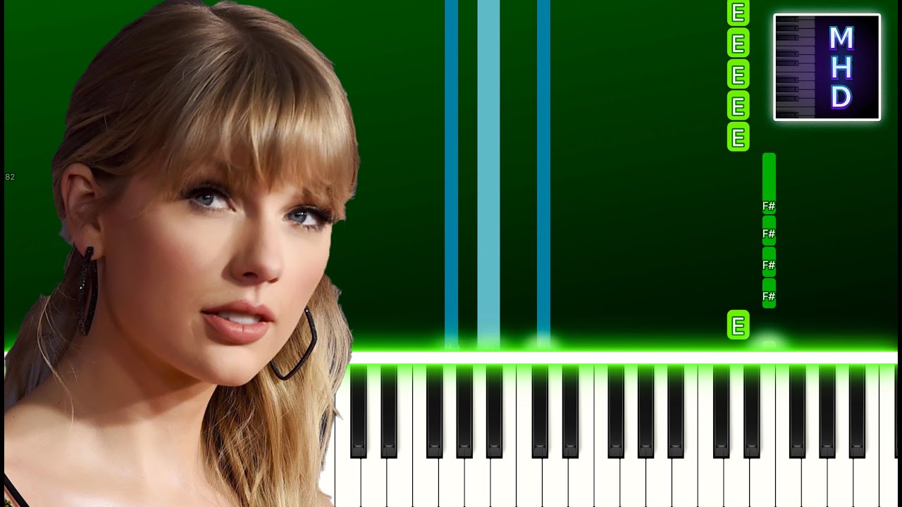 Taylor Swift - this is me trying (Piano Tutorial Easy) - YouTube
