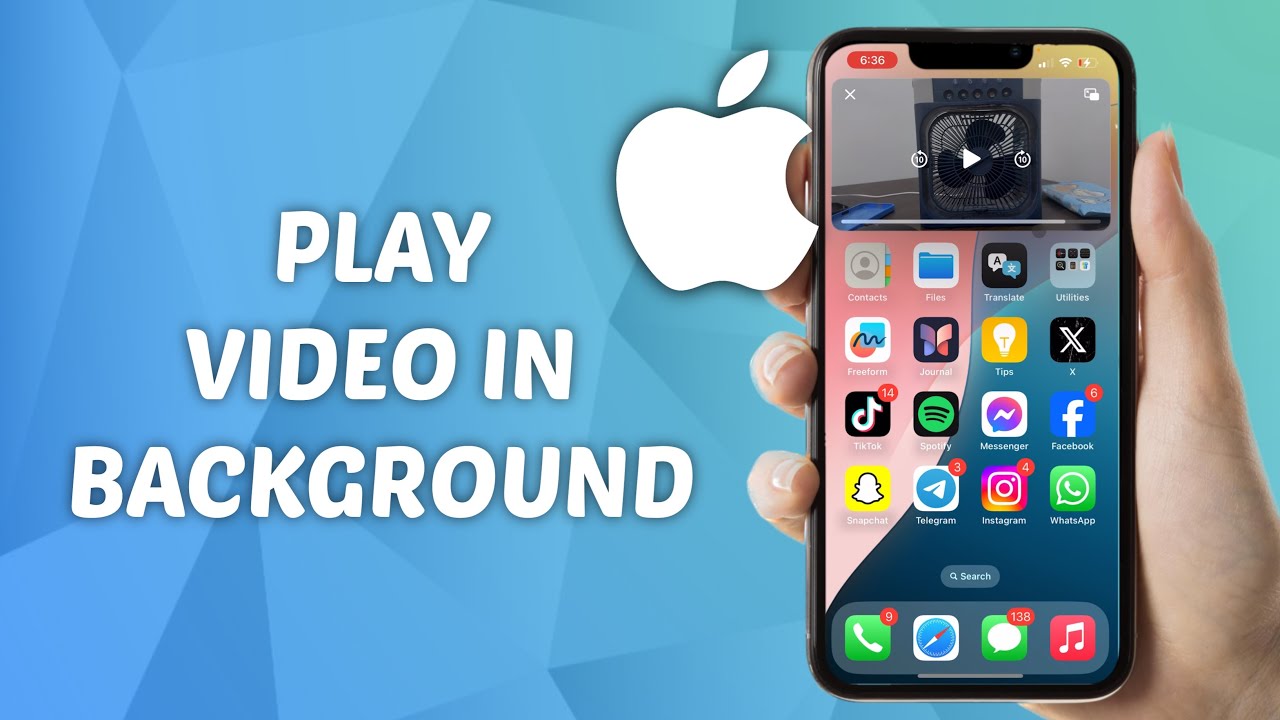 How to Play Video in Background on iPhone - YouTube