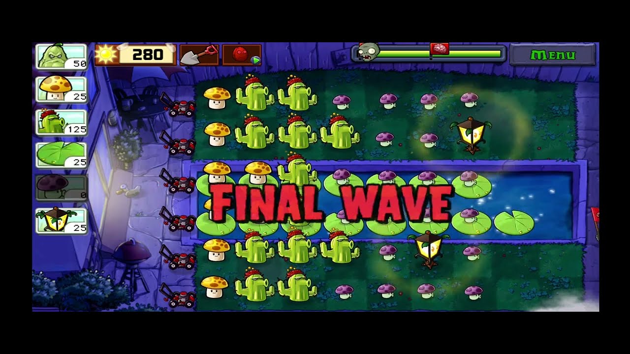 pvz adventure 2 fog level 8 - YouTube