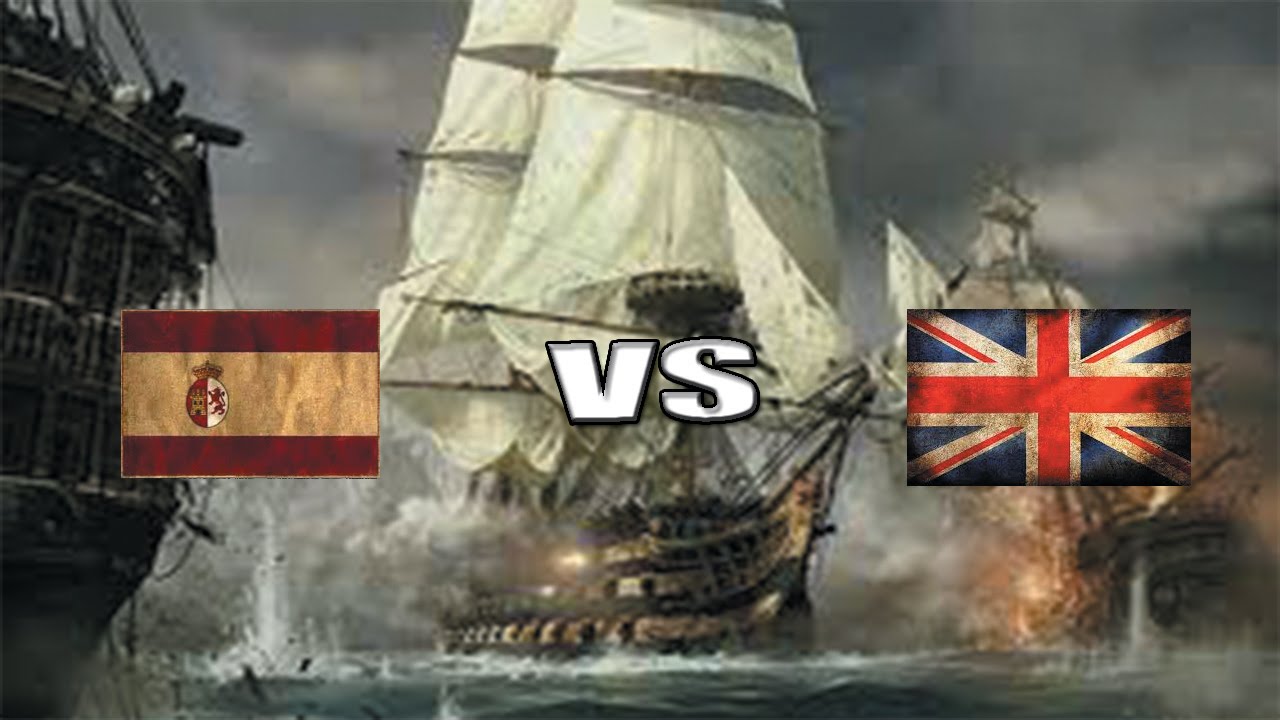 Batalla Naval en Napoleón Total War | España vs Gran Bretaña - YouTube