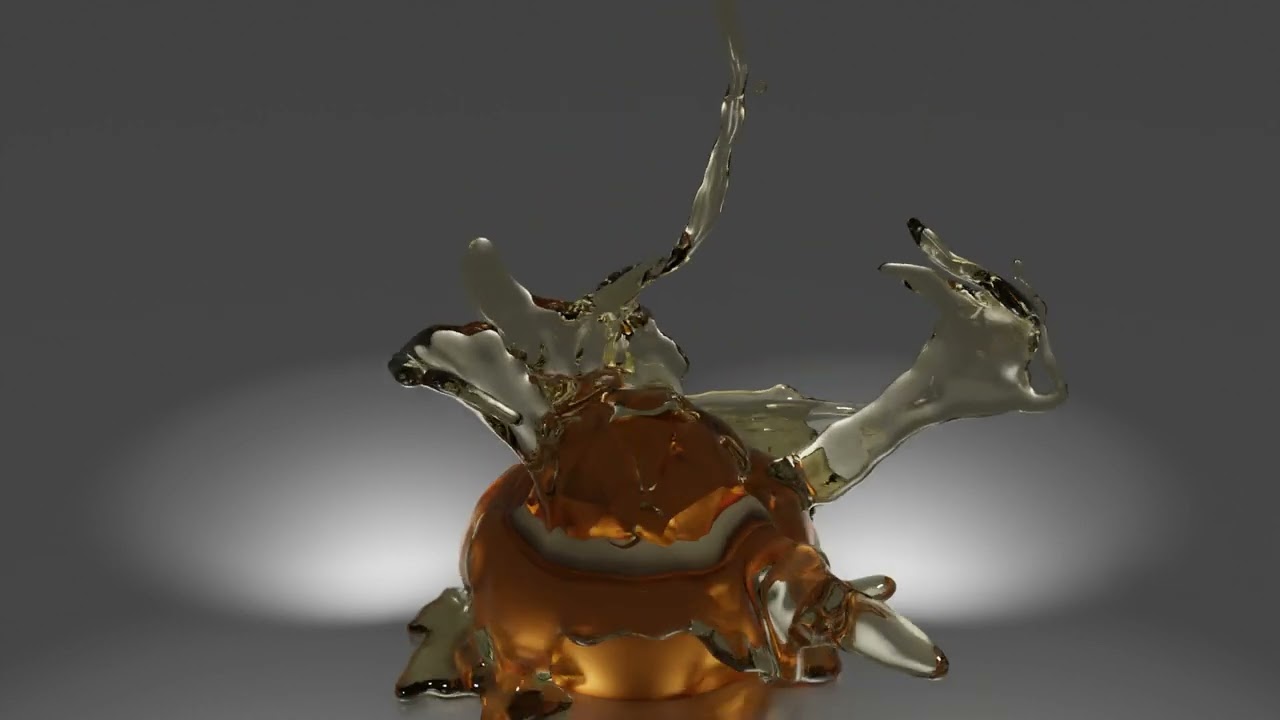 Pressurized Splash - Blender Simulation 5 - YouTube